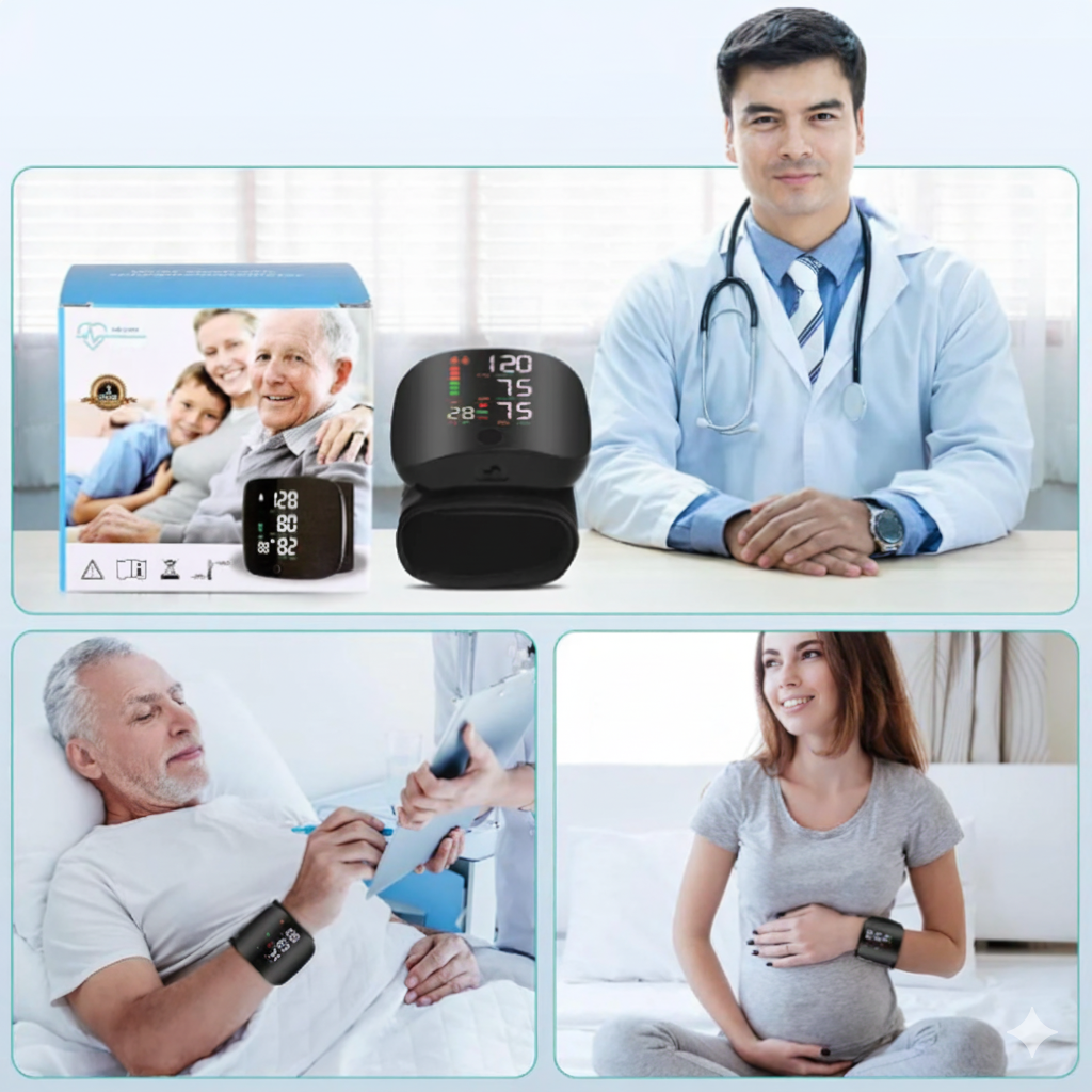 PulseCheck Pro™ - Professionele bloeddrukmeting, altijd en overal – Solvera
